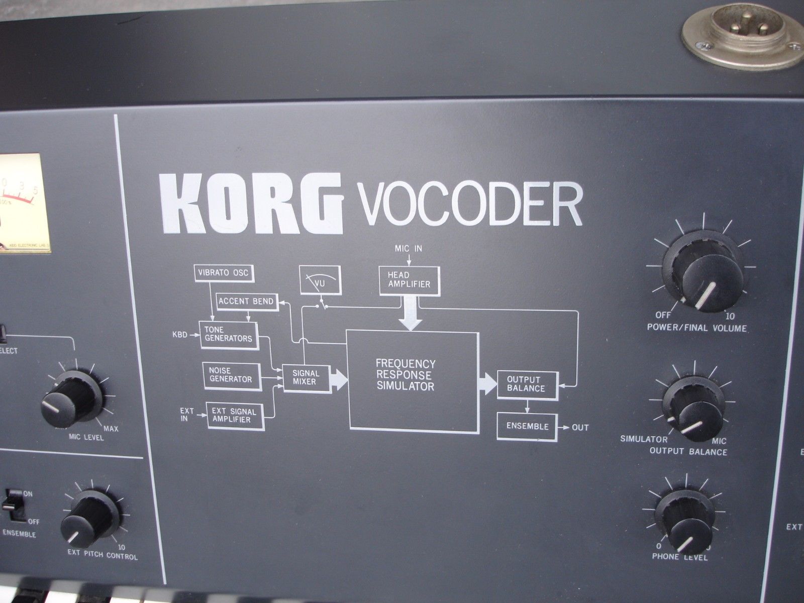 MATRIXSYNTH: KORG VC 10 analog vocoder/ synth