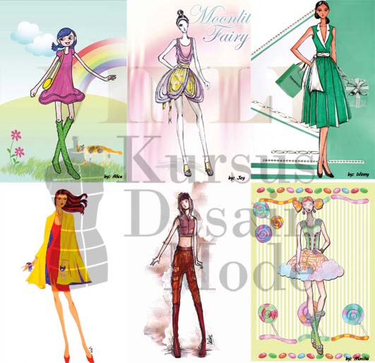 Vinly Kursus Desain Mode: Portfolio Ilustrasi Fashion Desain. Manual ...