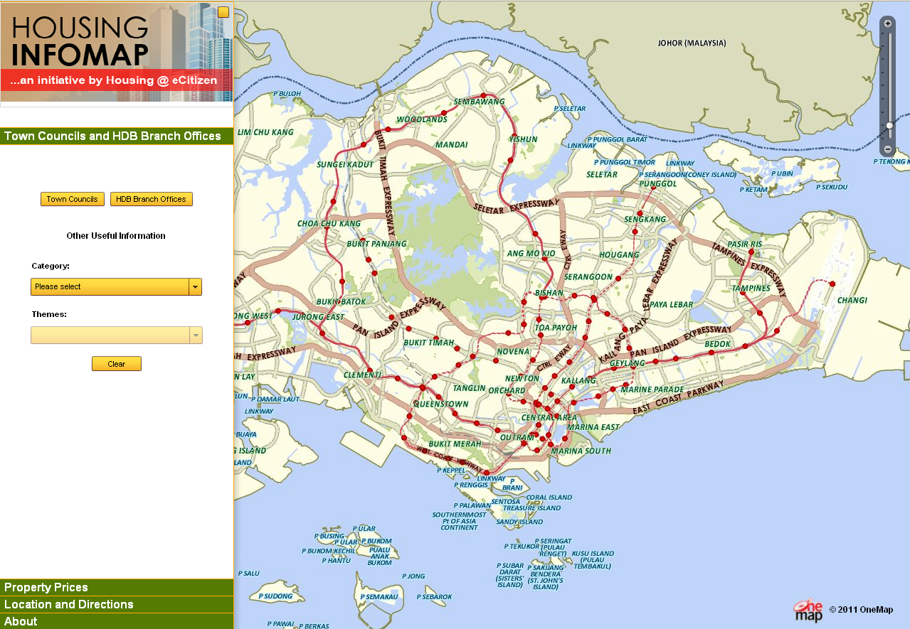OneMap.sg: Housing Infomap: Your one stop website to find out more ...