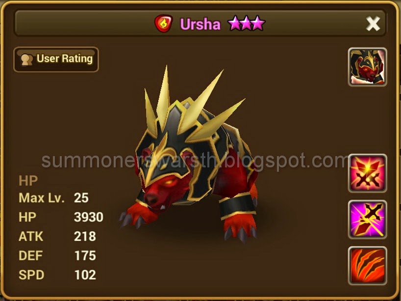 Warbear (Fire) | Summoners War