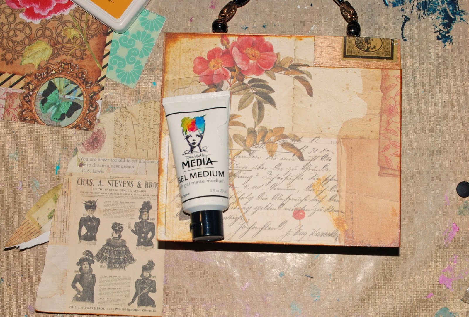 Eclectic Paperie: Cigar Box Purse + Marion Smith Paper = Love!!