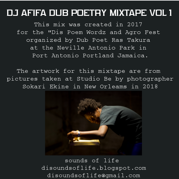 sounds of life : DJ afifa presents: the Dub Poetry mixtape vol.1