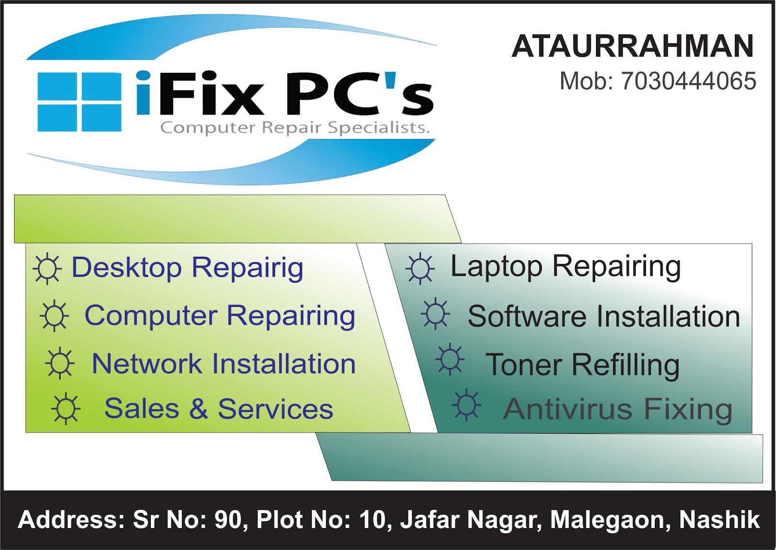 IFix PC's Computer Malegaon - Sure Developers Team