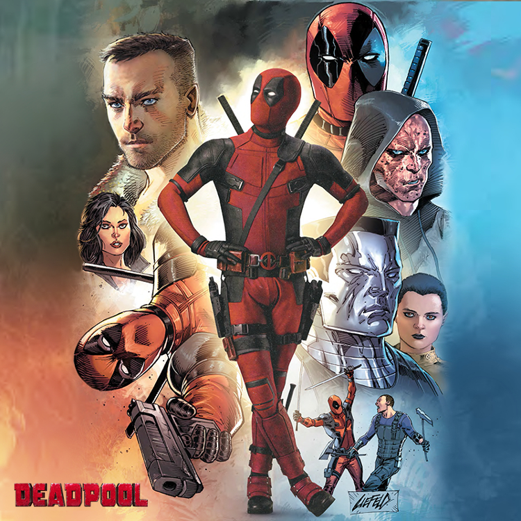 Cape and Cowl: Remember the Awesome - SDCC Deadpool Poster
