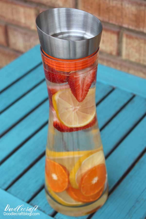 Grosche Infusion Water Pitcher and Infused Water