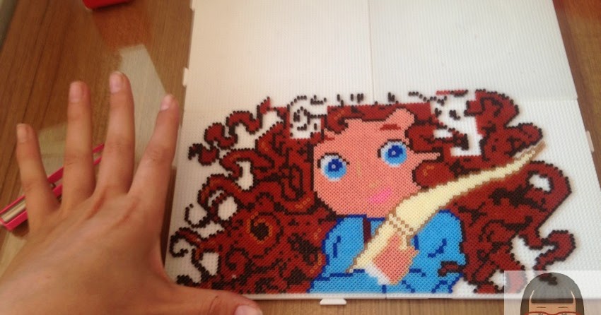 Mi Propio Pixel Art con Hama Beads: Merida de Brave