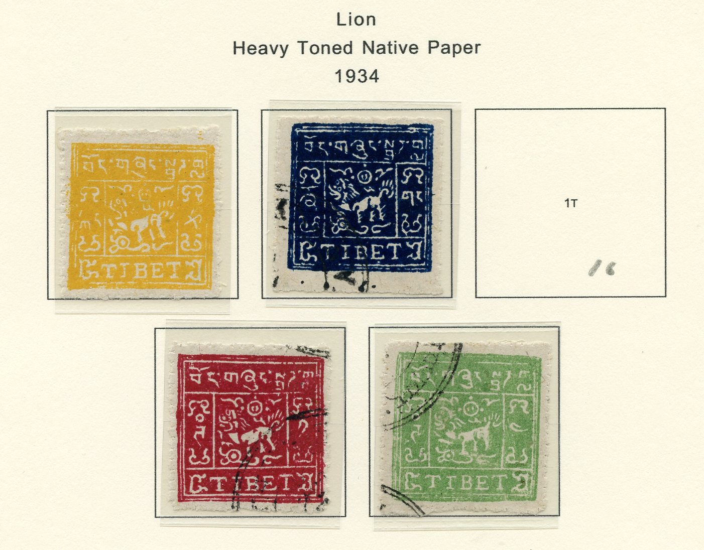 Big Blue 1840-1940: Tibet