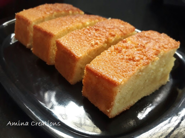 AMINA CREATIONS: HOT MILK VANILLA SPONGE CAKE/ HOW TO MAKE PERFECT ...