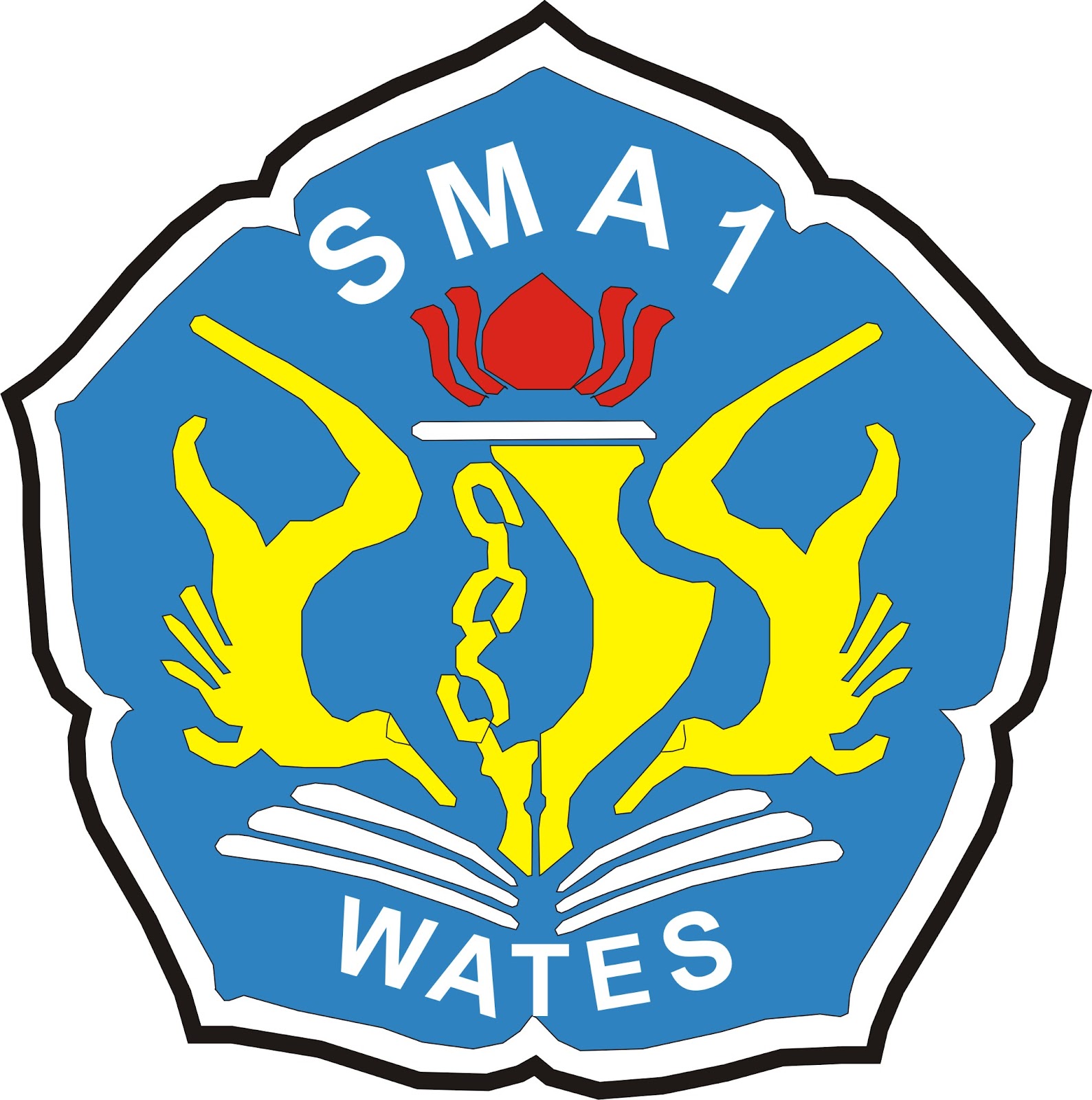 KKN-PPL UNY 2012 SMAN 1 WATES: Logo SMAN 1 Wates Kulon Progo