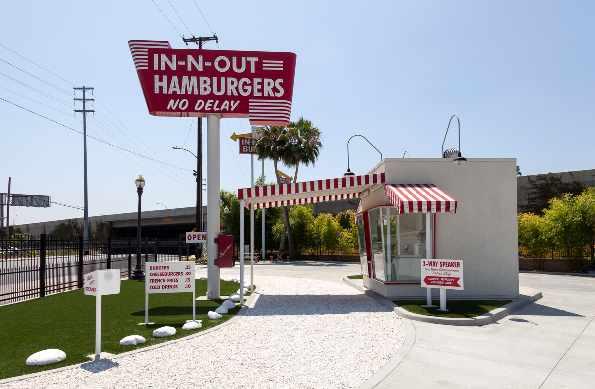 Replica Of The Original In-N-Out Burger Stand In Baldwin Park, California