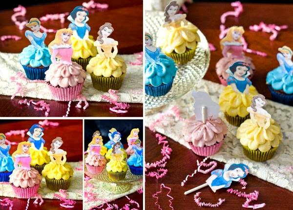 FUN RECIPE WORLD : How To Make Disney Princess Cupcakes