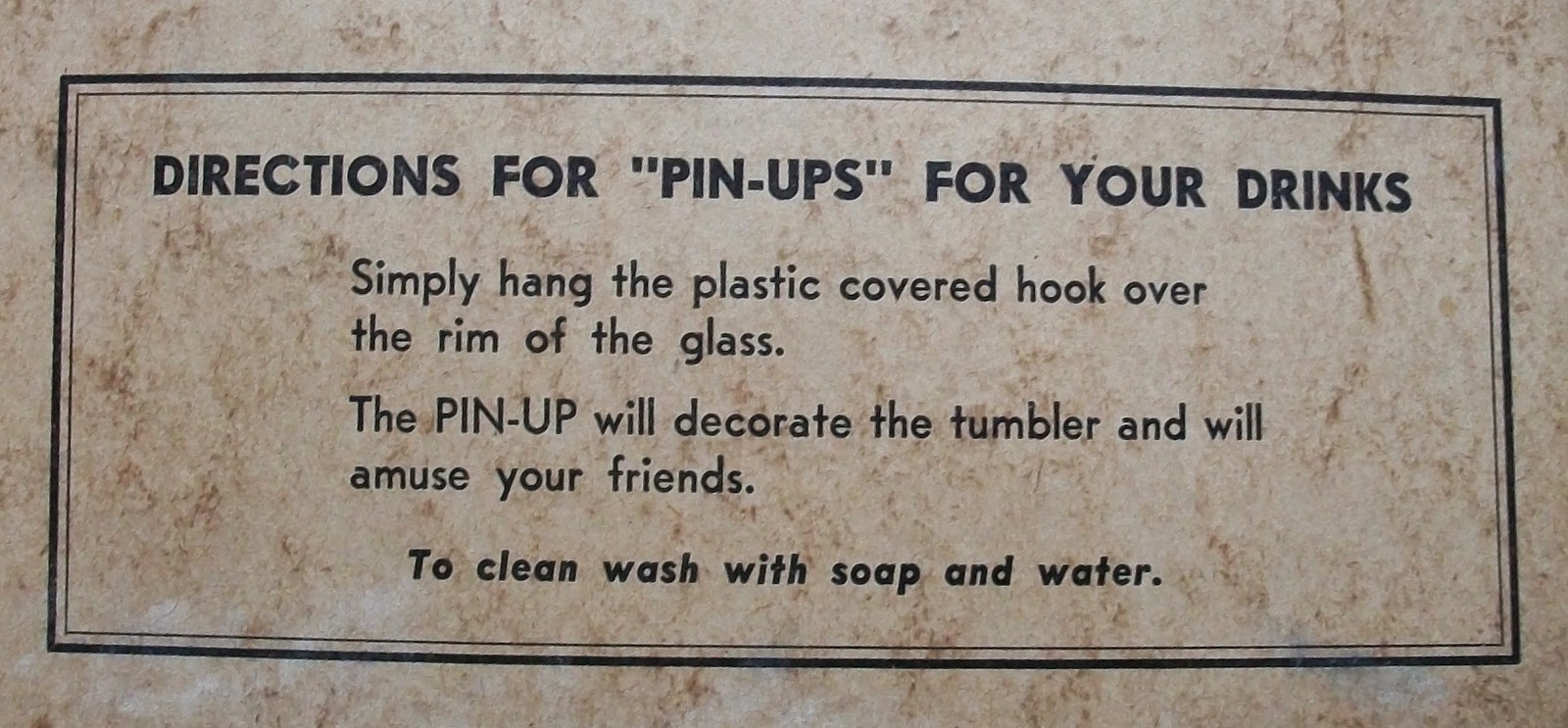 Dull Tool Dim Bulb: Rubber Pin ups for your Drink Glass Complete Set ...