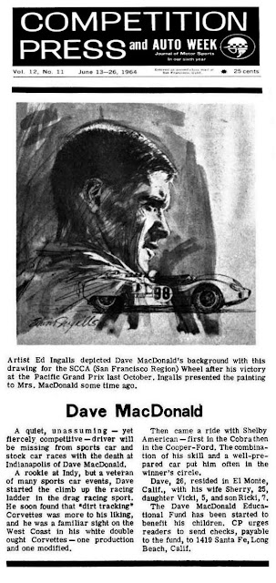 Los Angeles Morgue Files: Road Racing Champion David MacDonald 1964 ...