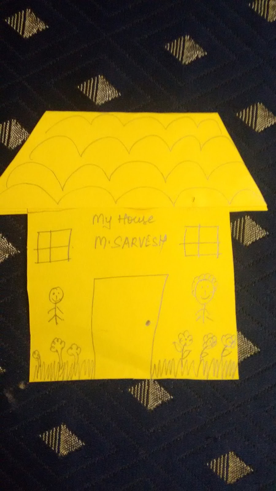 Sarvesh School Activities: Simple House Model