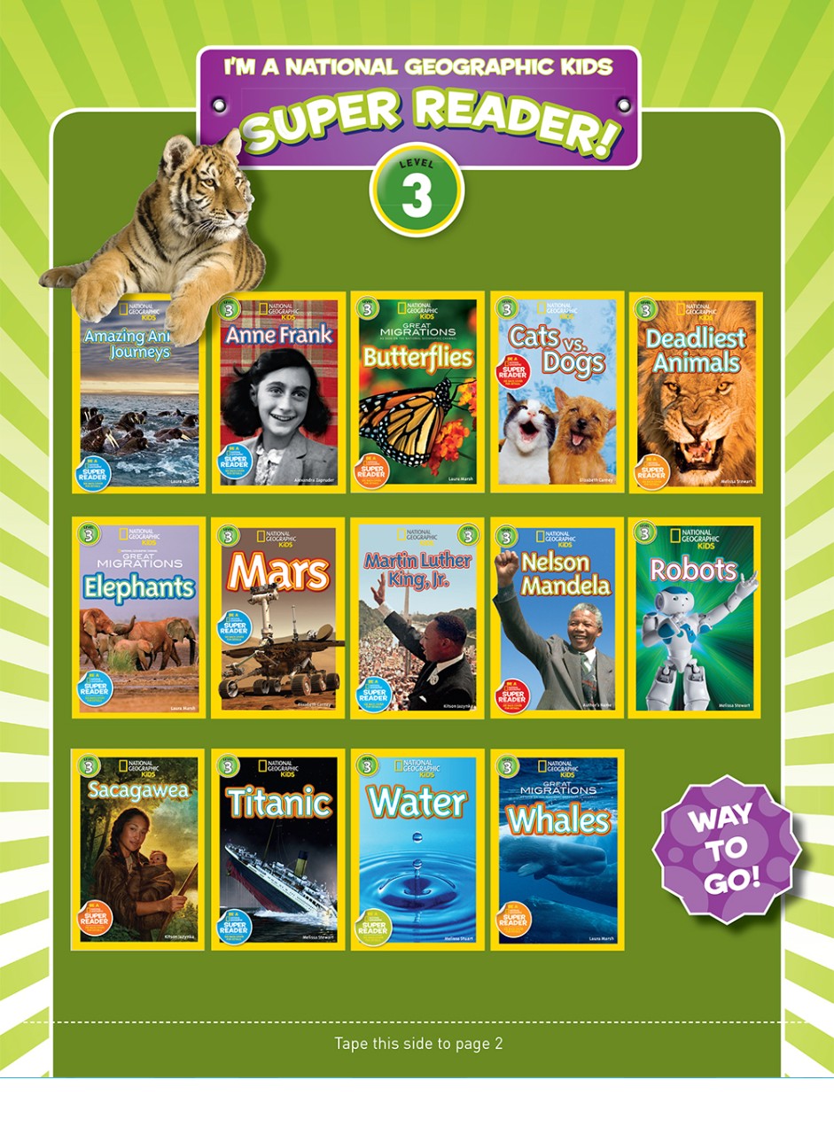 Level 3 - for kids who are fluent readers. These books feature more ...