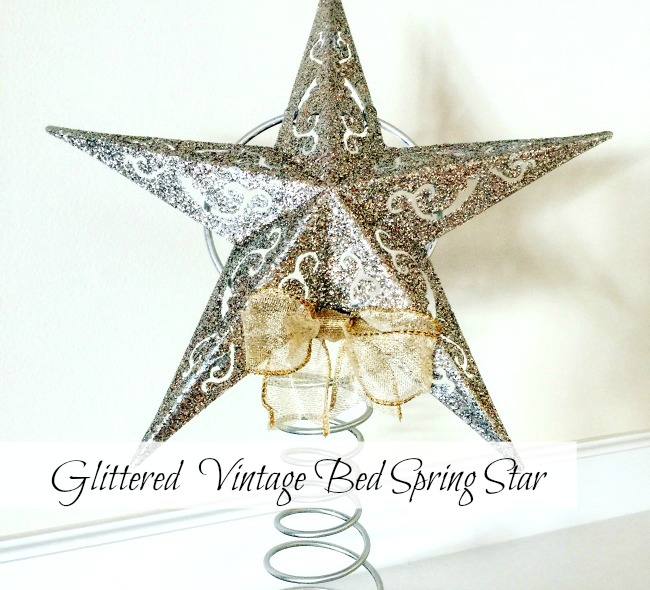 Glittered Dollar Store Spring Stars
