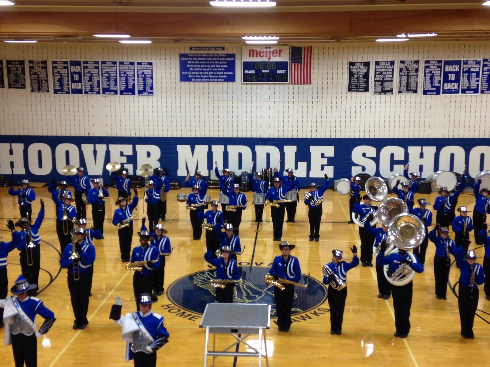 Talking Taylor Schools: HOOVER MIDDLE SCHOOL: Cougar March Band makes a ...