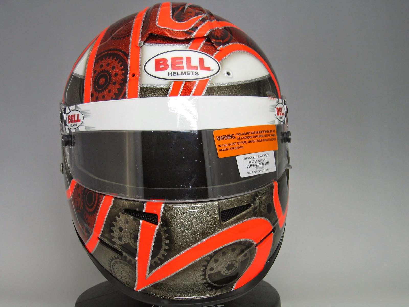Racing Helmets Garage: Bell KC3-CMR 2014 by K Office Brush Job