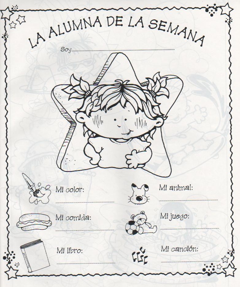 En un rincón de mi aula de Infantil: Protagonista de la semana