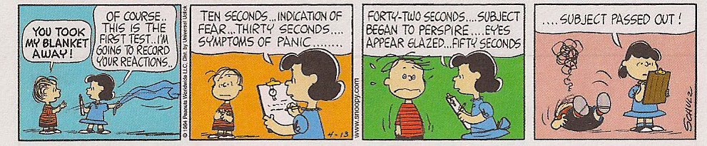 Jason's View from DC: Lucy's Science Project — Classic Peanuts