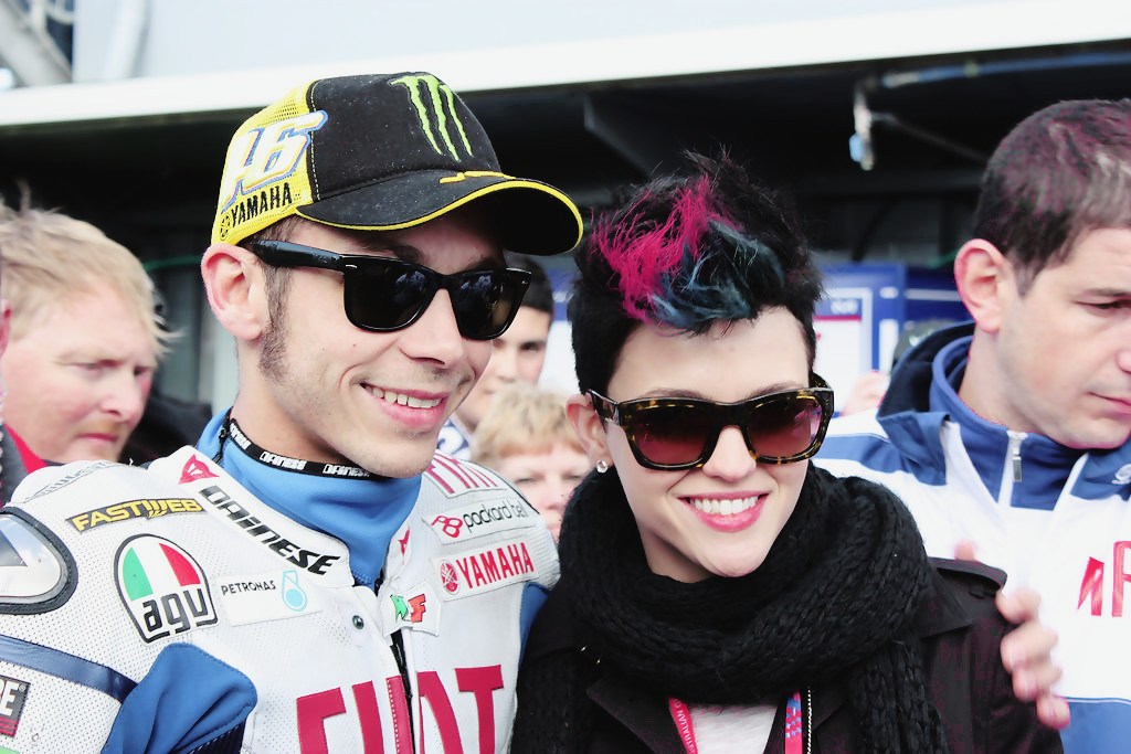 Ruby Rose and Valentino Rossi || MotoGP of Australia - October 16, 2010 ...