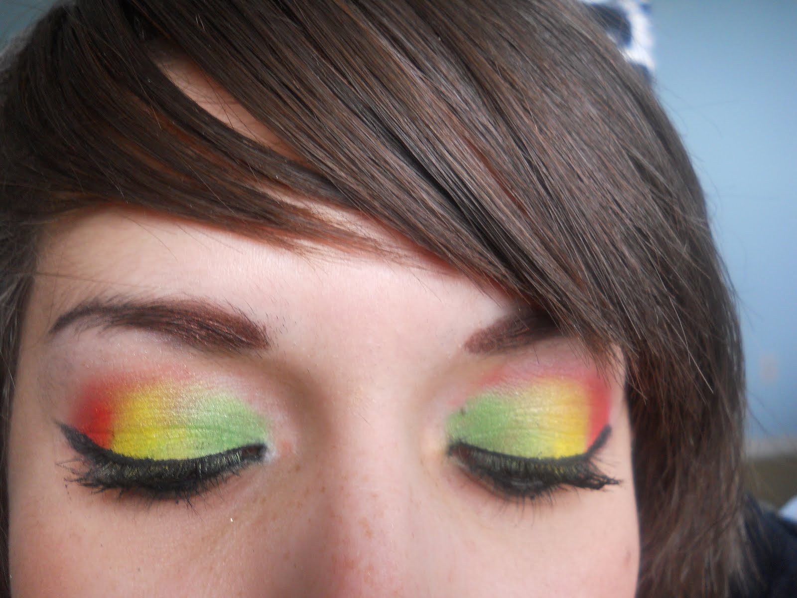Electric Beauty: RASTA makeup