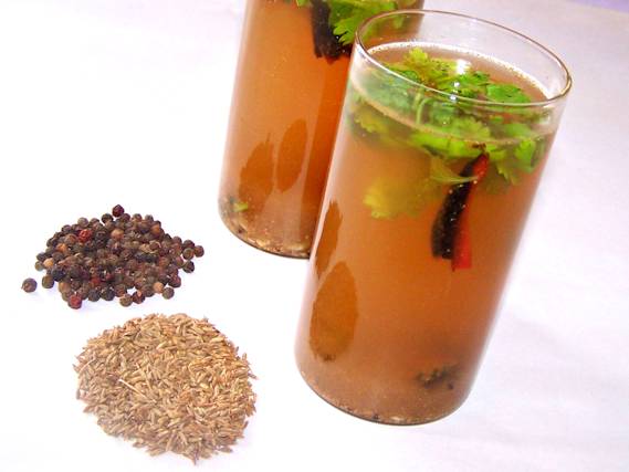 O' range Cooking: Jeelakarra Miriyalu(pepper & jeera)Rasam Recipe