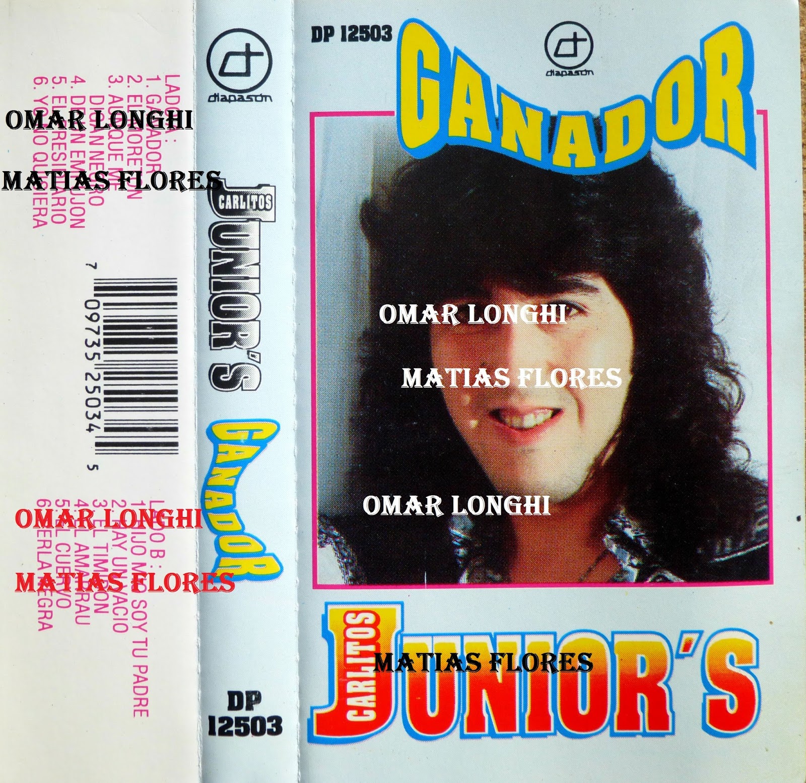 CARLITOS JUNIOR'S - GANADOR - 1995 ( MATERIAL EXCLUSIVO ) - Omar Longhi