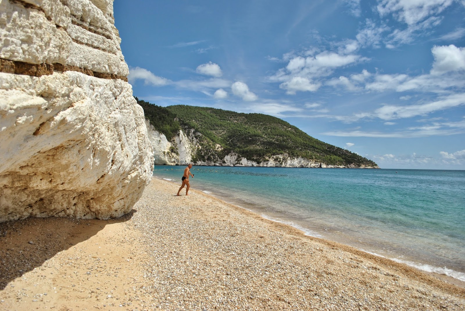 In Apulia: Vignanotica, the white rocks beach