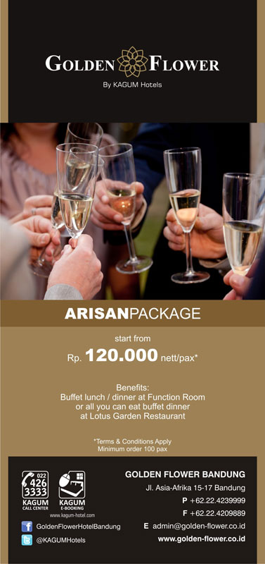 Hotel Bandung Promo: Paket Arisan - Hotel Golden Flower Bandung