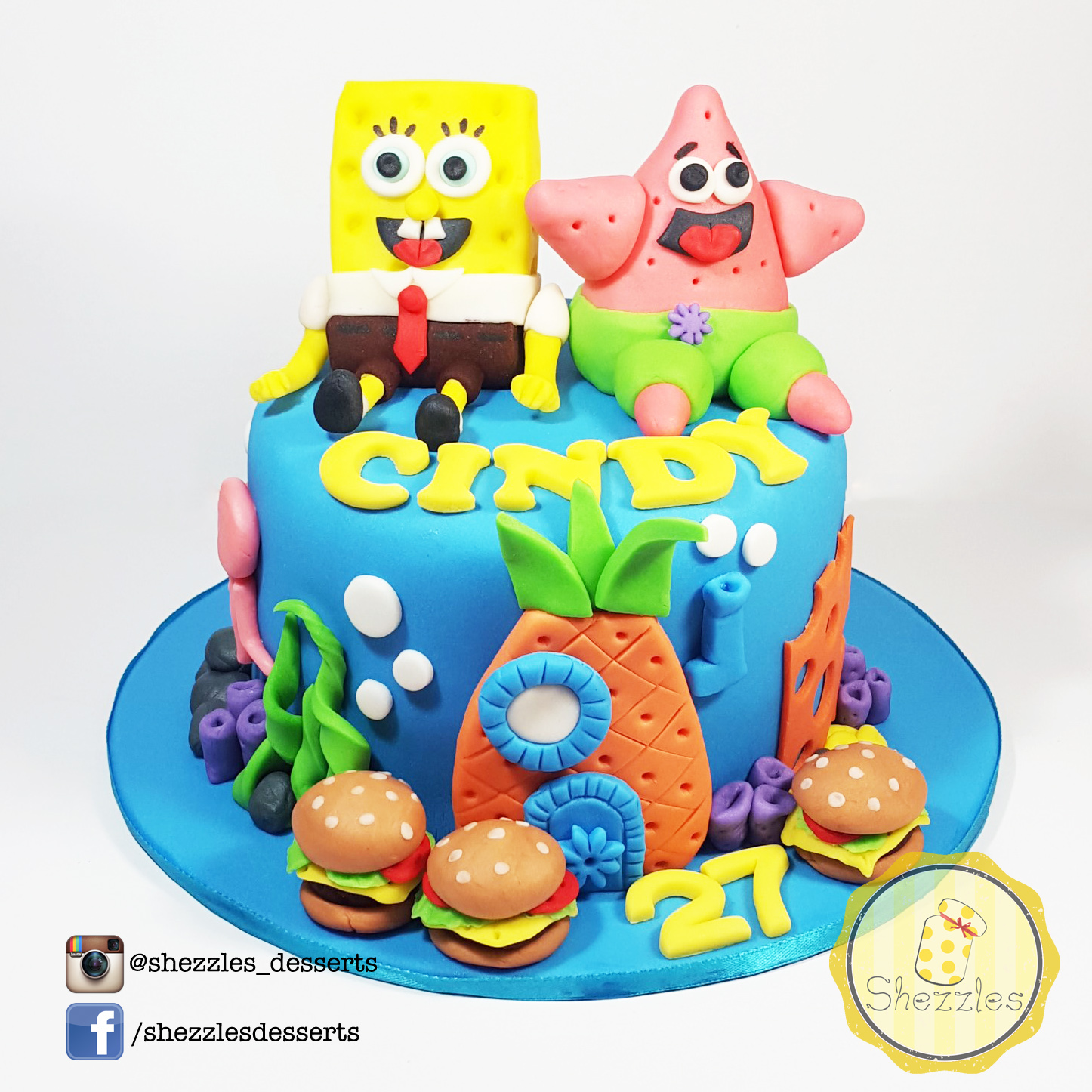 SHEZZLES | Cakes and Pastries: Spongebob Squarepants Theme