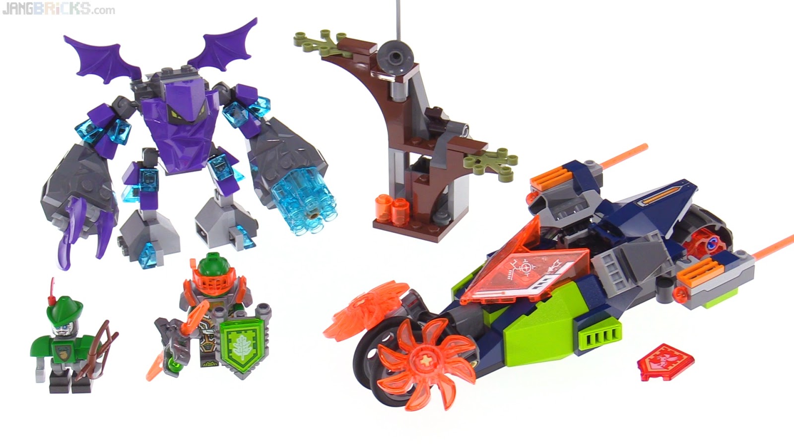 LEGO NEXO Knights Aaron's Stone Destroyer review - 70358