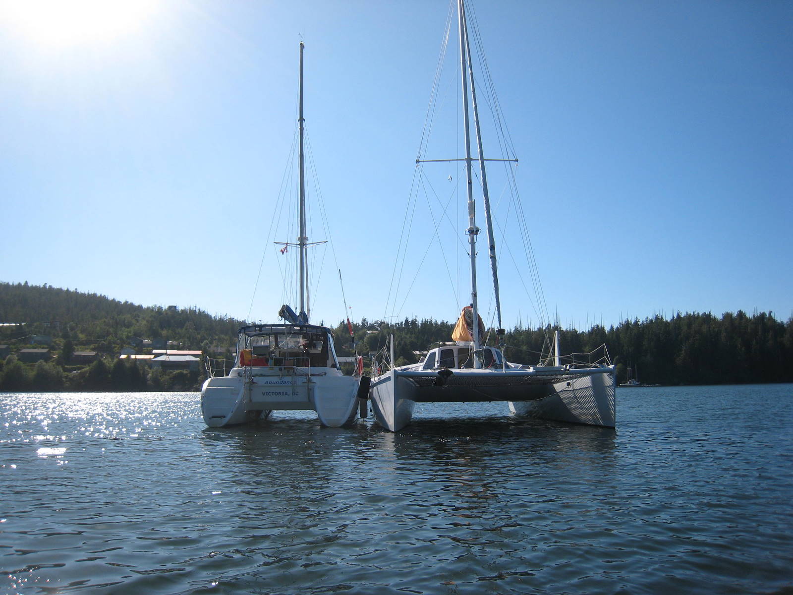 Rafting two catamarans together - Cruisers & Sailing Forums