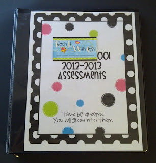 Teach it With Class: What's in an assessment binder? {freebie}