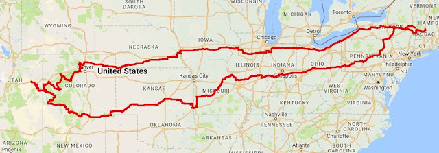Beemer Boys Motorcycle Trips: Summary Trip Map
