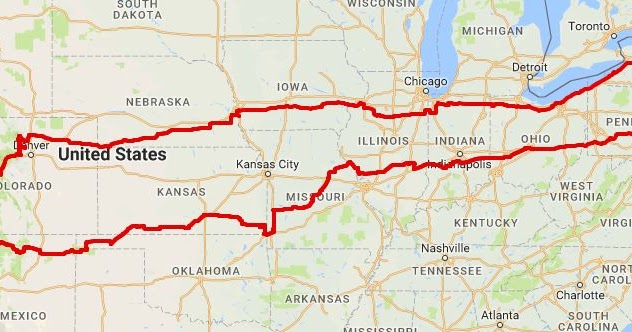 Beemer Boys Motorcycle Trips: Summary Trip Map