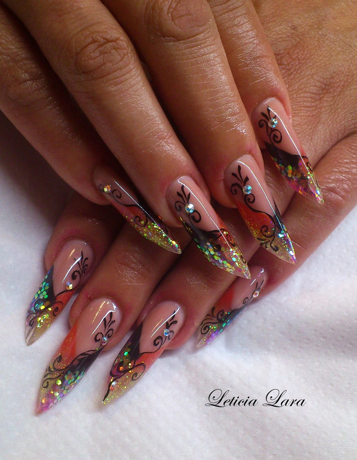 uñas Edge o Piramide