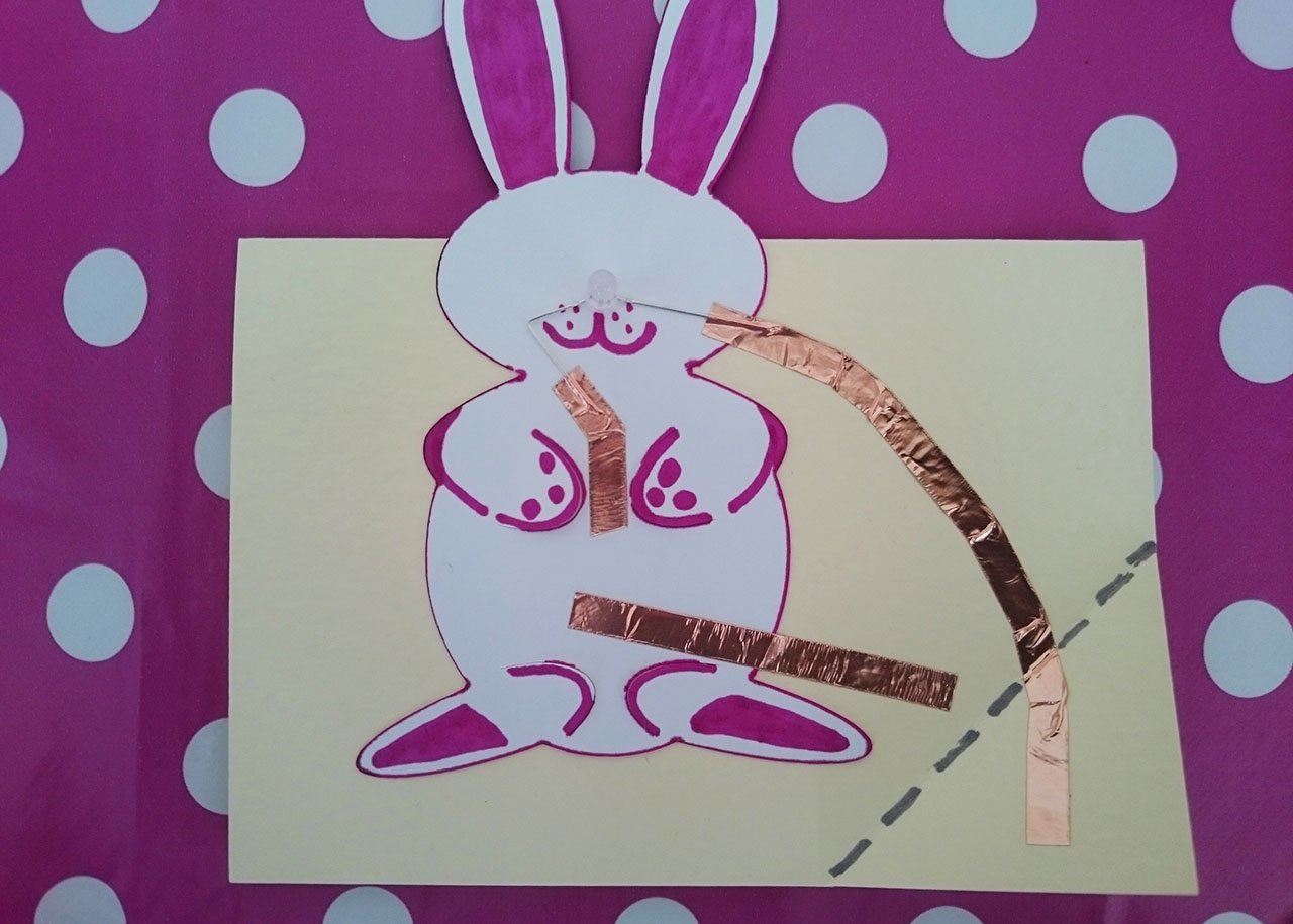 Simple Paper Circuit Easter Card with Flashing LED | Tech Age Kids ...