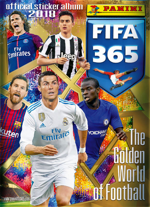 Football Cartophilic Info Exchange: Panini - FIFA 365 2018 - The Golden ...