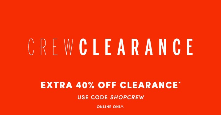 J.Crew Aficionada: Take 40% Off J.Crew Factory Clearance!