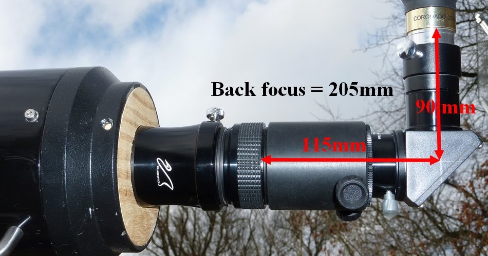 Fullerscopes Telescope Mountings: Going H-alpha: Back focus adjustment ...