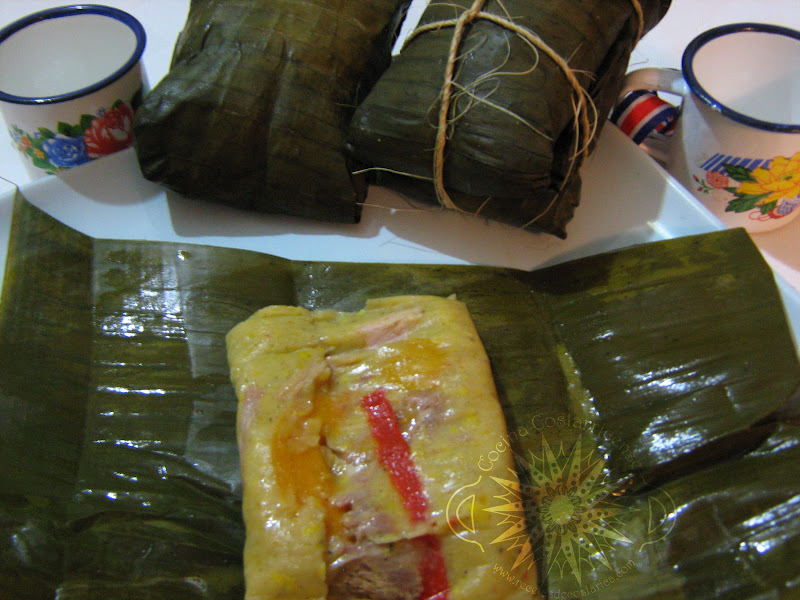 Cocina Costarricense: tamales de pejibaye