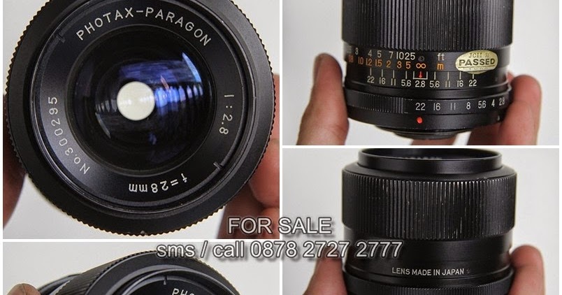 PHOTAX PARAGON 28mm f2.8 | lensa manula