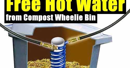Free Hot Water from Compost Wheelie Bin | ind-eng-design