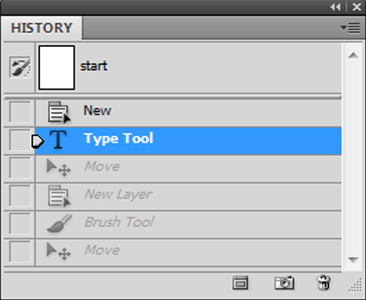 antART: History Panel in Photoshop
