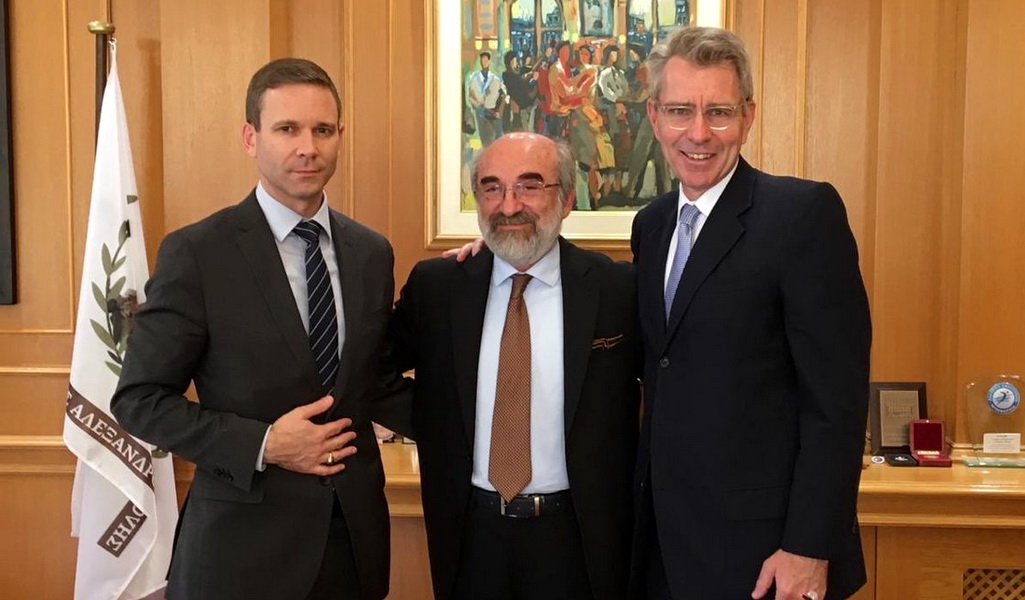 Επίσκεψη του Πρέσβη των ΗΠΑ Τζέφρι Πάιατ στην Αλεξανδρούπολη