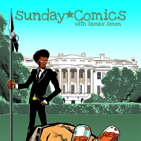 ghettoManga: [SUNDAY COMICS] The Brother vs Trump, Samax Sketches Miles ...