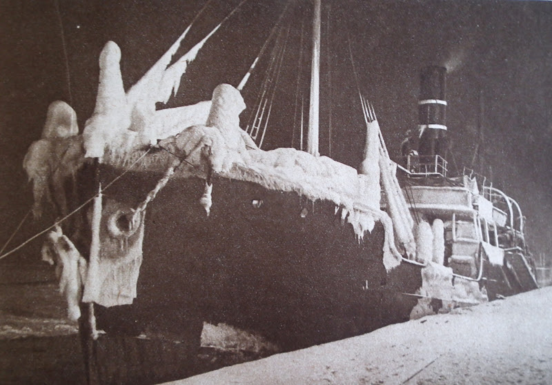 The Things I Enjoy: The icebreaker Tarmo in the Helsinki harbour in 1925