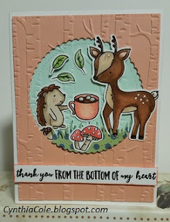 Cinder's Touch: Thank You Shadow Box Card