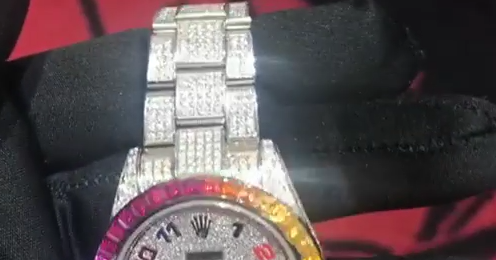 Photos: Check Out The New Rainbow Diamond Rolex Watch Worth $1million